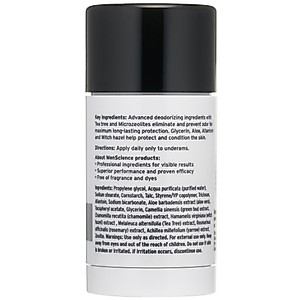 MenScience Androceuticals Advanced Deodorant, 2.6 oz (Pack of 1)