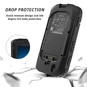 TC20 Protective Bumper Case for Zebra TC20 TC200J TC25 Full Touch Barcode Scanner Mobile Computer, Rugged TPU Rubber Cover Fall-resistant, for Devices without Keyboards