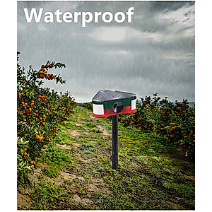 HULPPRE Solar Outdoor Motion Sensor Alarm-Upgraded 360° Motion Detector,3x129db Loud Siren Lamp, 4 Work Modes Strobe Light with Remote,Say Goodbye to The Unwanted Explorers