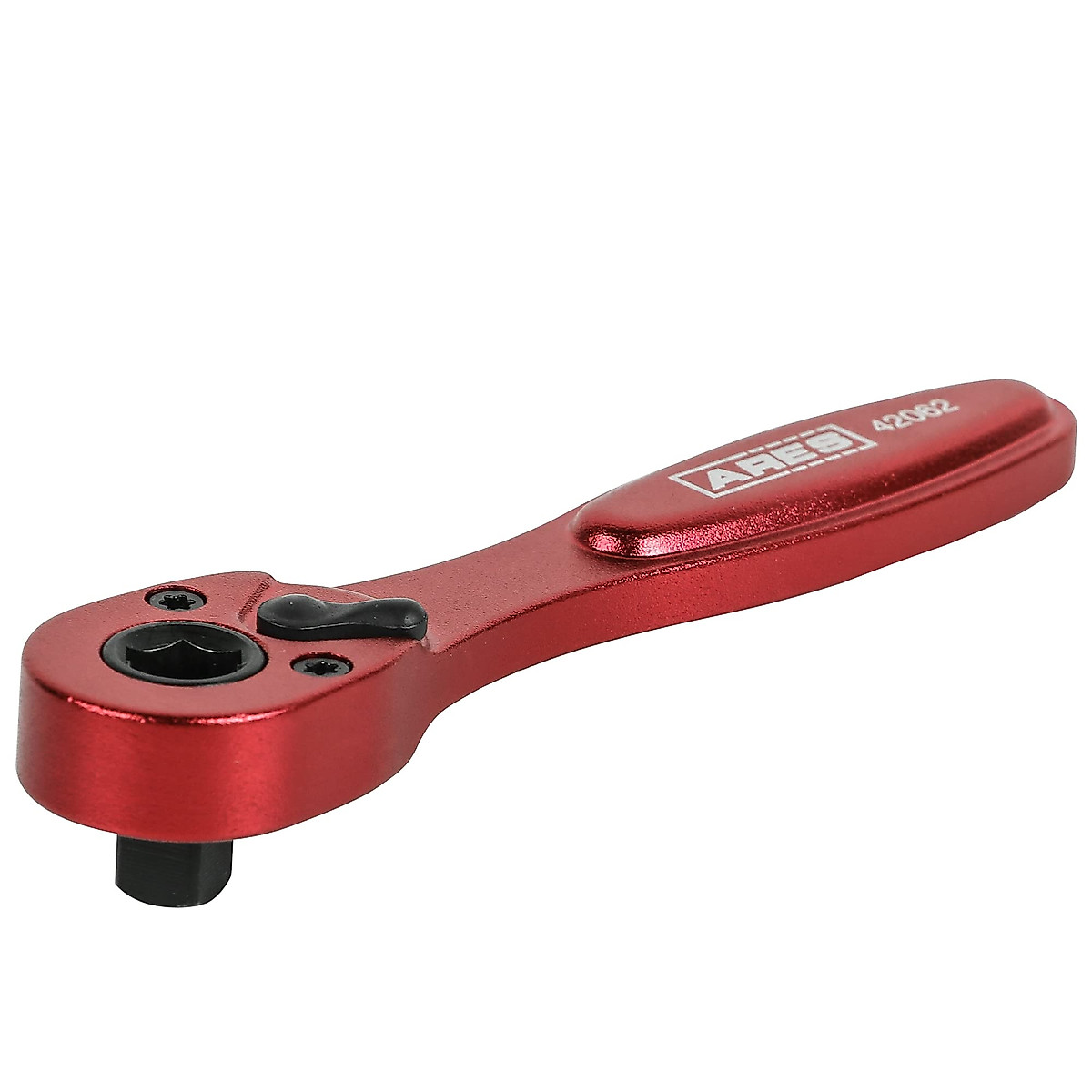 ARES 42062 – Dual Drive 1/4-Inch Drive and 1/4-Inch Bit 72-Tooth Micro Ratchet – 72-Tooth Fine Tooth Gear – Compact Size for Tight Spaces – Fits in Pocket