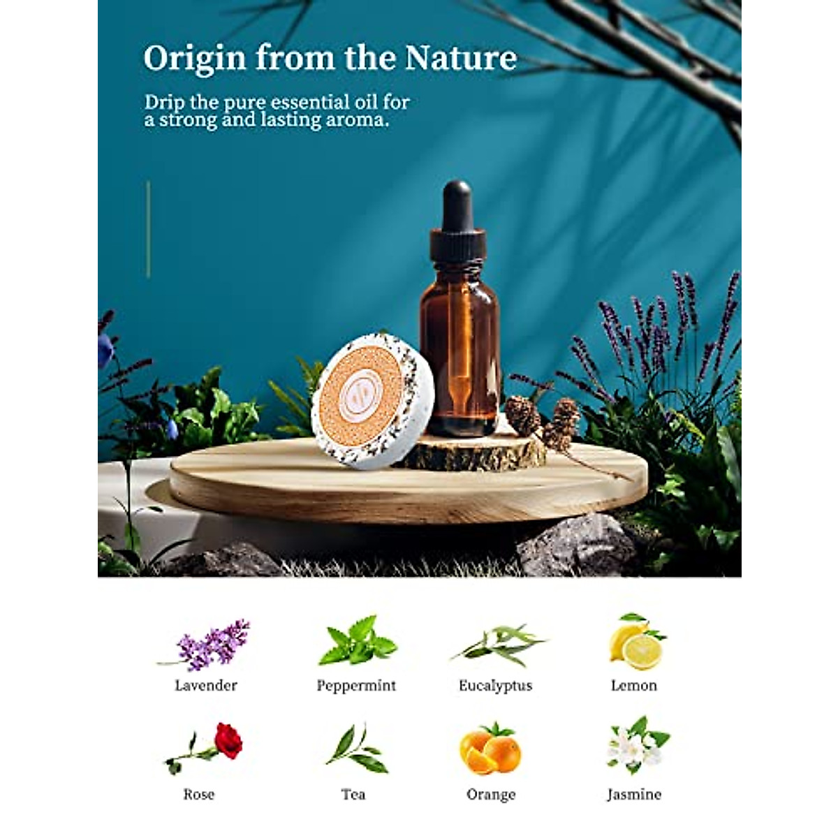 Shower Steamers Aromatherapy - 8 Pack Valentine Pure Essential Oil Shower Bombs for Home Spa Bath Self Care, Essential Oil Stress Relief and Relaxation Bath Gifts for Mom Women, Birthday Day, Travel