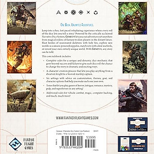 Genesys Roleplaying Game CORE RULEBOOK | Fantasy Strategy Game | Narrative Adventure Game for Adults and Teens | Ages 14+ | 2-8 Players | Average Playtime 1+ Hours | Made by EDGE Studio