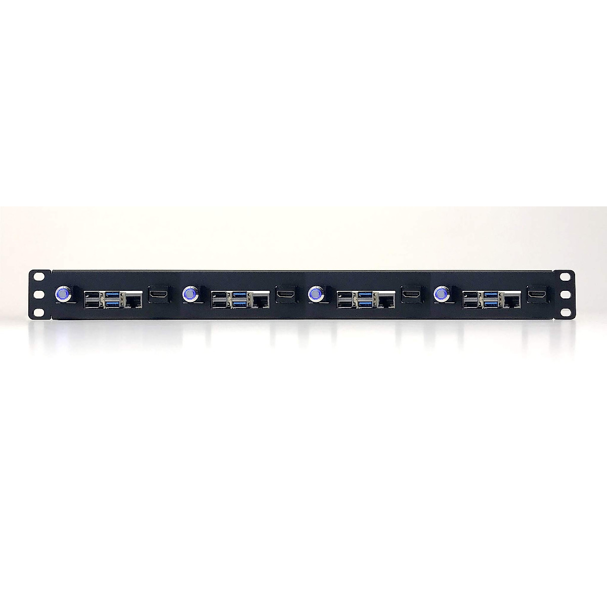 19 inch Rack Mount 1U for 1-4 pcs of Raspberry Pi 5