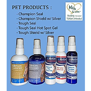 KeriCure As Seen on HSN - Tough Seal Liquid Bandage, 2 Pack, Spray on Wound Care for Dogs, Cats, Pets and Small Animal First Aid, Made in The USA
