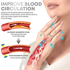 ZOEBER 2/5 Pcs Moissanite Magnetology Lymphvity Ring (9, 2PCS-A)