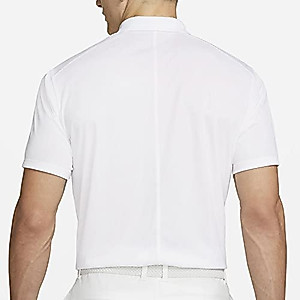 NikeCourt Dri-FIT Men's Tennis Polo (as1, Alpha, x_l, Regular, Regular, White/Black)