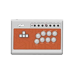 DIACCO Joystick Game Controller Fighting Stick Keyboard Control Wired Arcade Fight Stick Compatible with PS4/ PC/Android TV/N-S/Xbox One (Color : White)