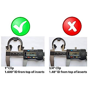 1" Water Softener Clips and Orings 7337589 and 7170262 (4 of each)