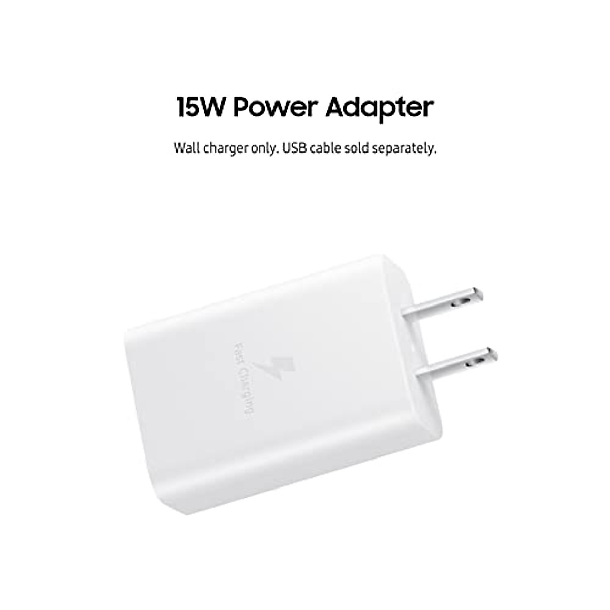 Samsung 15W Wall Charger Type C Only (Cable not Included), White
