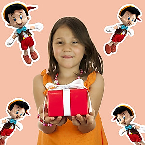 AZ-ONANZO Pinocchio Plush Toys, 12.9 Inch Cute Stuffed Boy and Girl Plush Dolls for Birthday Christmas