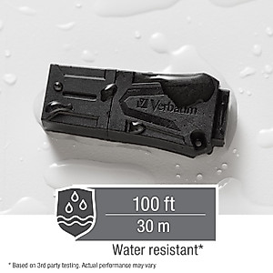 Verbatim 64GB ToughMAX USB 2.0 Flash Drive - Extremely Durable Thumb Drive - Black, 70058