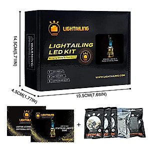LIGHTAILING Led Light for Lego 21042 Architecture Statue of Liberty Building Blocks Model：Remote-Control Version - NOT Included The Model Set