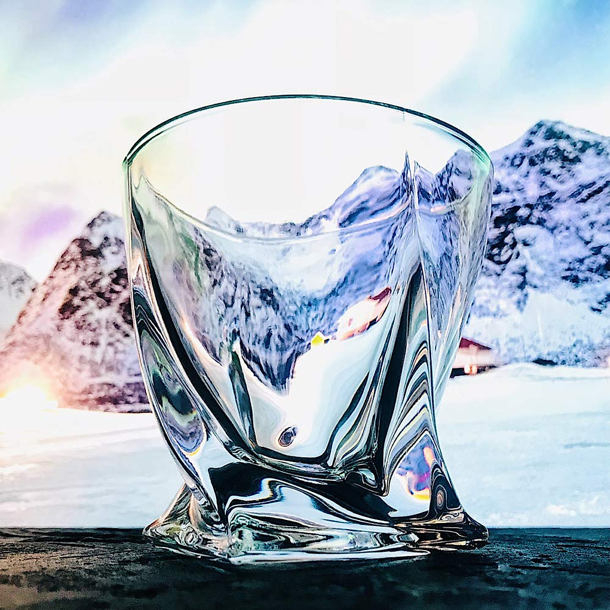 ELIDOMC 10OZ Whiskey Glasses With luxurious Giftbox, Sturdy Set of 4 Cocktail Glasses With Weighted Bottom, Perfect Whiskey Gifts for Men to Drink Whiskey Scotch Cocktail Vodka Bourbon