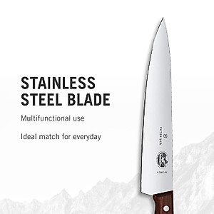 Victorinox Chef's Knife - Kitchen Knife for Home Essentials - Cooking Knife for All Cuts of Meat - Wooden Handle, 8.5"