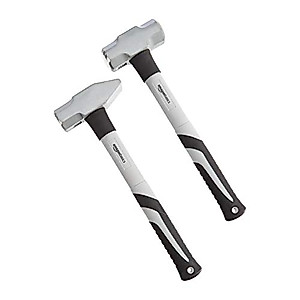 Amazon Basics Hammer Set - 5-Pieces, Shock-Absorbing Fiberglass Handle