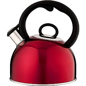 Cuisinart CTK-S17MR Aura 2-Quart Teakettle, Make 2-Quarts of Boiling Water in this Classic Tea Kettle, Metallic Red