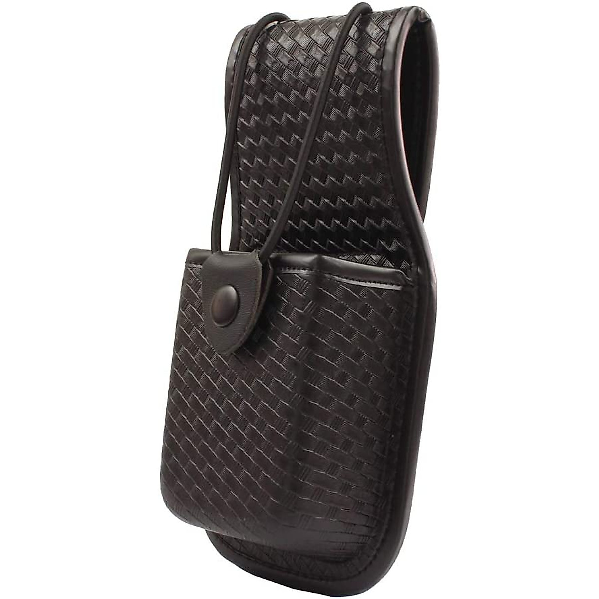 ROCOTACTICAL Basketweave Radio Pouch, Universal Radio Holder Pouch for Law Enforcement Duty Belt
