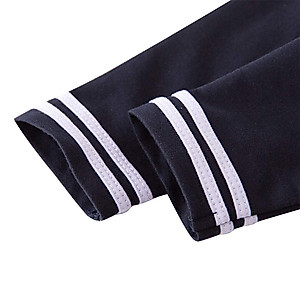 XM Nyan May's Baby Boys Nautical Sailor Navy Long Sleeve Jumpsuit and Hat