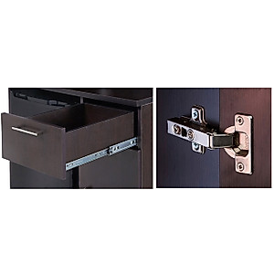 BREAKtime Coffee Break Lunch Room Furniture Buffet Color Espresso - Factory Assembled (NOT RTA) Furniture Items ONLY. Model 4230 2 Piece Group