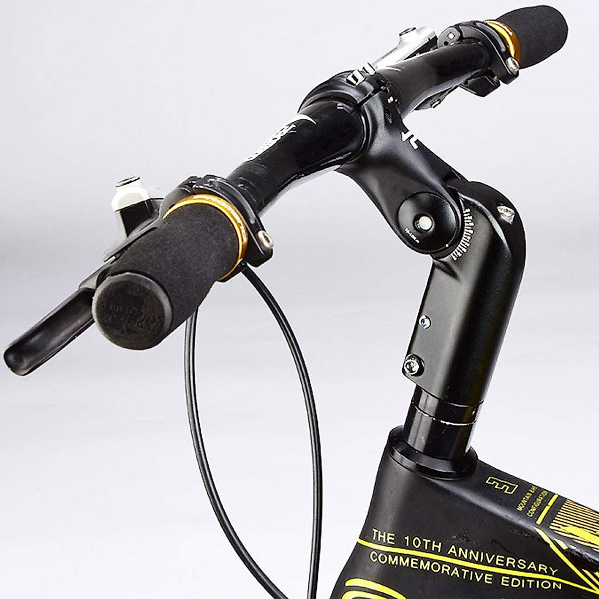 LYYCX 31.8mm Stem Alloy 0-60° Mountain Bike Road BMX Cycling Handlebar Stem for 28.6mm or 1-1/8" Front Fork (Size : Short Section)