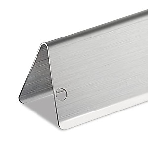 Plowo Grill Replacement Parts for Weber 66033 66796 66041, Genesis II E-410, Genesis II S-410, Genesis II LX E-440, Genesis II LX S-440, 17 1/8" Flavorizer Bar, 12 1/2" Heat Deflector, Stainless Steel