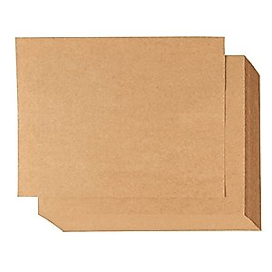 Blank Postcards - 100-Sheet Kraft Paper Postcards, Printable Blank Note Cards for Inkjet and Laser Printers, 2 Per Page 200 Cards in Total, Perforated, 170GSM Cardstock 5.5 x 8.5 Inches