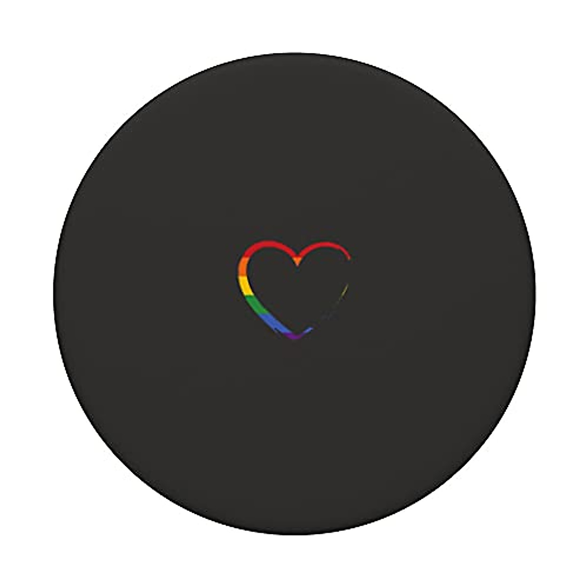 Rainbow Heart PopSockets Swappable PopGrip