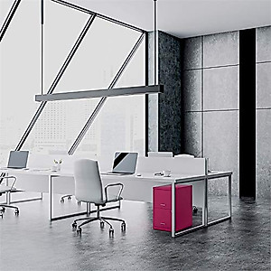 Scranton & Co 2 Drawer File Cabinet in Pink