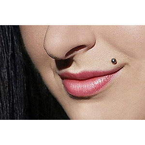 Briana Williams 16G Surgical Steel Tragus Cartilage Helix Earrings Studs Replacement Balls Short Lip Rings 4-12mm Conch Piercing Jewelry