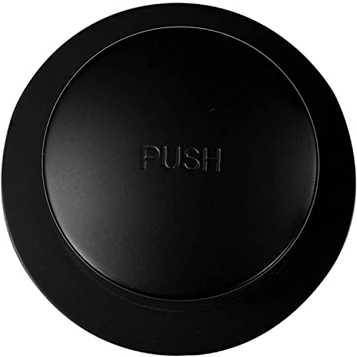 Westbrass R93-2-62 1-1/2" Coarse Thread Tip-Toe Bathtub Drain Trim Set with 2-Hole Overflow Faceplate, Matte Black