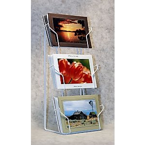 Photographer's Edge, Tabletop Rack, Horizontal Pockets For 5" x 7" Cards
