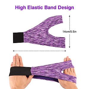 2 Pcs VR Eye Mask Cover, Begonia Breathable Adjustable Elastic Sweat Band VR Accessories for VR Workouts Use with Virtual Reality Headsets Oculus Quest 2 HTC Vive