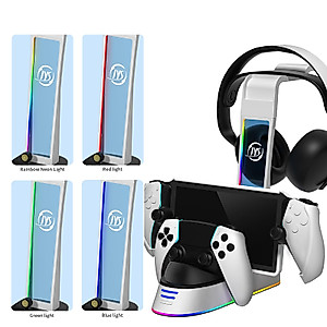 PS-5 Controller Charger Compatible for P5 Controllers,JOYTORN PS-5 Charging Station with High Speed