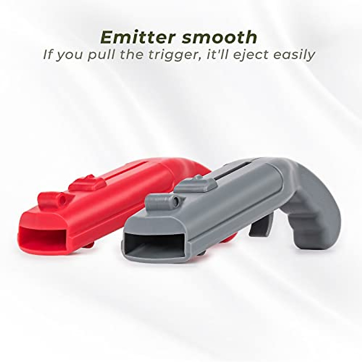 Bottle Opener Cap Gun Bottle Opener Bottle Shooter Launcher, Creative for Home Party Shoots Over 5 Meters by QEZEZA (Grey and Red)