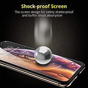 UNBREAKcable 3-Pack Screen Protector for iPhone X/iPhone XS/iPhone 11 Pro 5.8", 9H Premium Tempered Glass Screen Protector for iPhone X/iPhone XS/iPhone 11 Pro [Easy Install, No Bubble, Anti-Scratch]