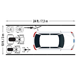 Arrow CPHC102407 Heavy Duty Galvanized Steel Metal Multi-Use Shelter, Shade, Carport, 10' x 24' x 7'