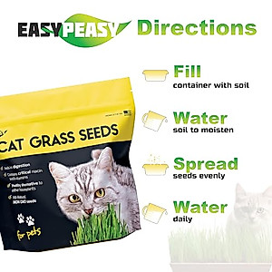CATGRASS Seeds | Non GMO | Grown in USA | from Our Farm to Your Home (1POUND(16oz))