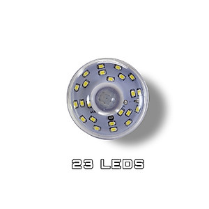 ShopN5 LED Motion-Activated Directional Rotating Flexible Sensor Dusk to Dawn Night Light AC Outlet Plug-in Wall Stair Lamp Indoor 360° Bedroom Hallway Stairway Garage Basement Corridor