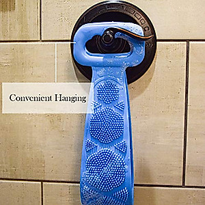 Silicone Back Scrubber for Shower I 2 Pack Extra Long Silicone Bath Body Brush Body scrubbers for use in Shower | scrubby Buddy Back Scrubber | Silicone Body Scrubber | Back Washer for Shower