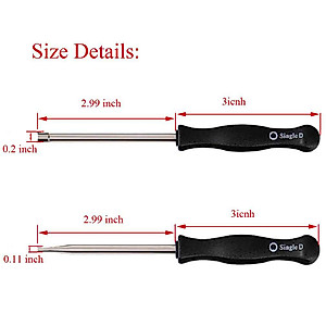 11pcs Carburetor Adjustment Tool + Carrying Case + Cleaning Brush for Common 2 Cycle Carburator Engine - Carburetor Adjustment Tool Set Carburetor Tune up Adjusting Tool