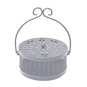Guolarizi Incense Portable Burner Coil for Mosquito Retro and Garden Mosquito Home Holder Patio, Lawn & Garden (Gray)