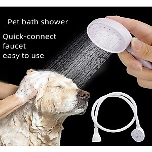 Portable Sink Hose Faucet Sprayer Shampoo Sprayer Sink Spray HoseHandheld Hose Faucet Shower Head Pet Faucet Sprayer Pet Bath Handheld Shower Pet Bathroom Hose Sink Washing