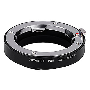 Fotodiox Pro Lens Mount Adapter - Compatible with Leica M Lens to Sony Alpha E-Mount Mirrorless Cameras