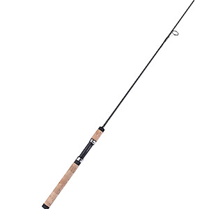 Sougayilang Fishing Rods Graphite Lightweight Ultra Light Trout Rods 2 Pieces Cork Handle Crappie Spinning Fishing Rod(6'0'')