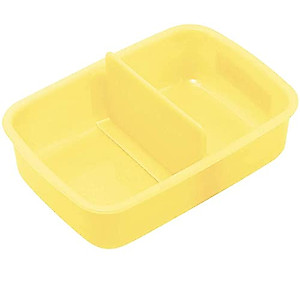 My Neighbor Totoro Bento Lunch Box (15oz) - Cute Lunch Carrier with Secure 2-Point Locking Lid - Authentic Japanese Design - Durable, Microwave and Dishwasher Safe - Daisies