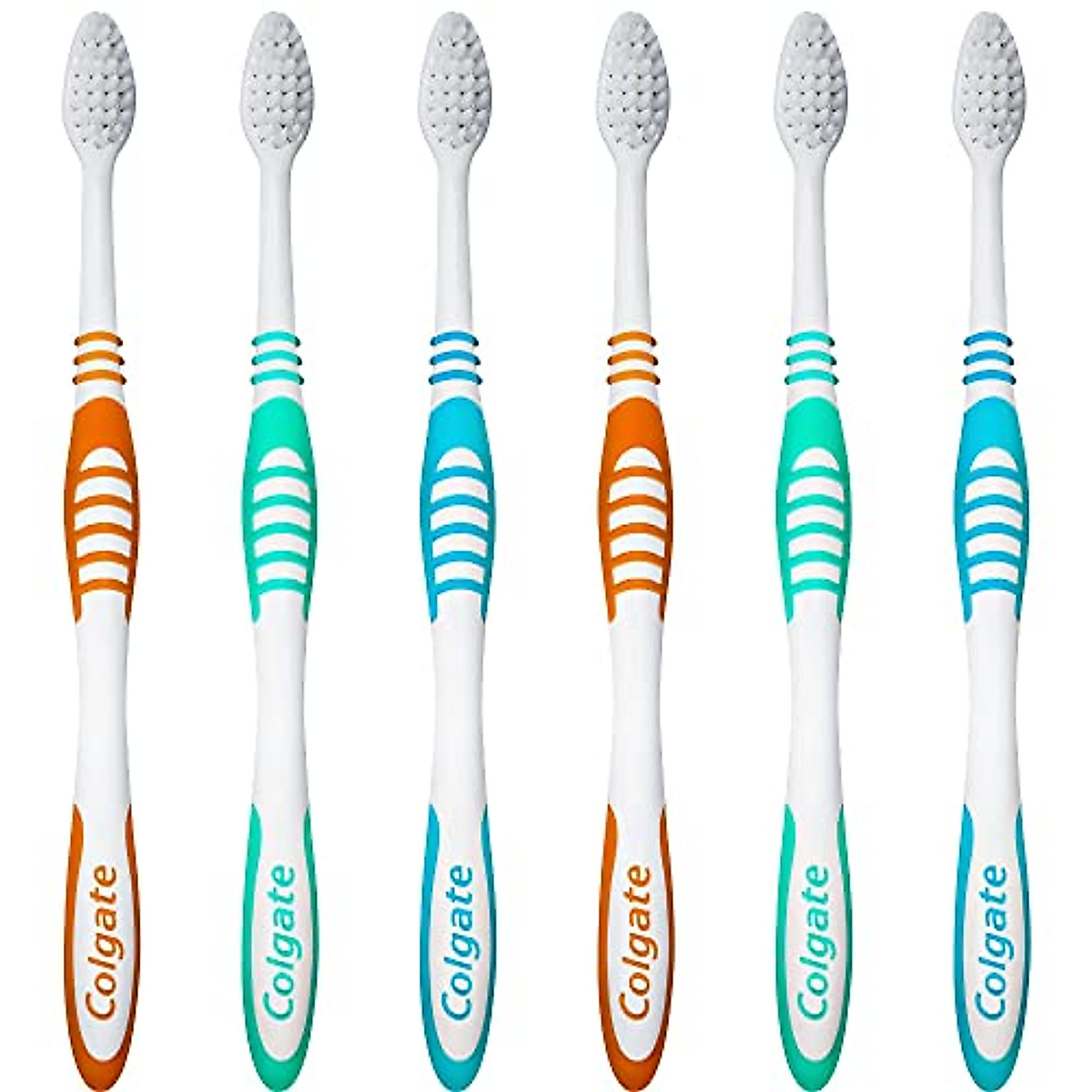 Colgate Wave Toothbrush, Ultra Compact , Soft (Colors Vary) - Pack of 6
