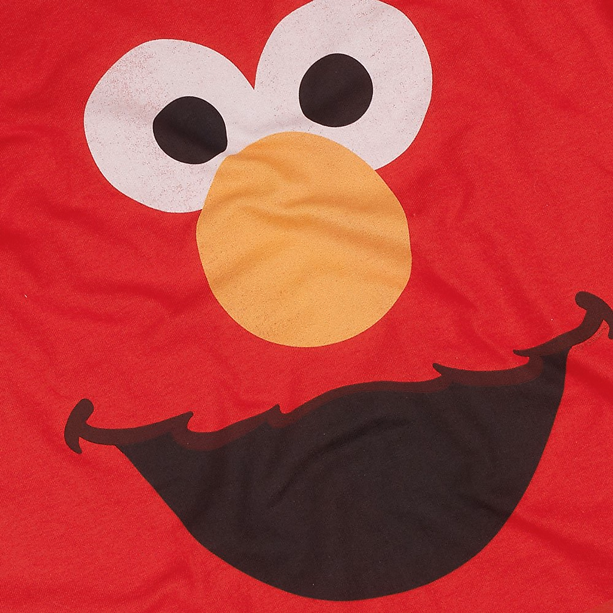 Popfunk Sesame Street Elmo Face Baby Onesie Bodysuit, (18 mos)