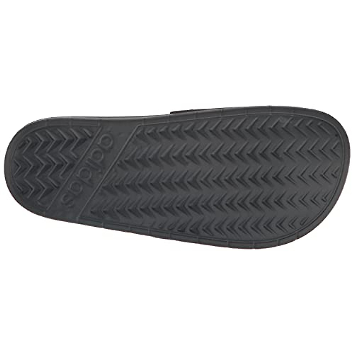 adidas Unisex Adilette Slide Sandal, Core Black/White/Grey Six, 11 US Women