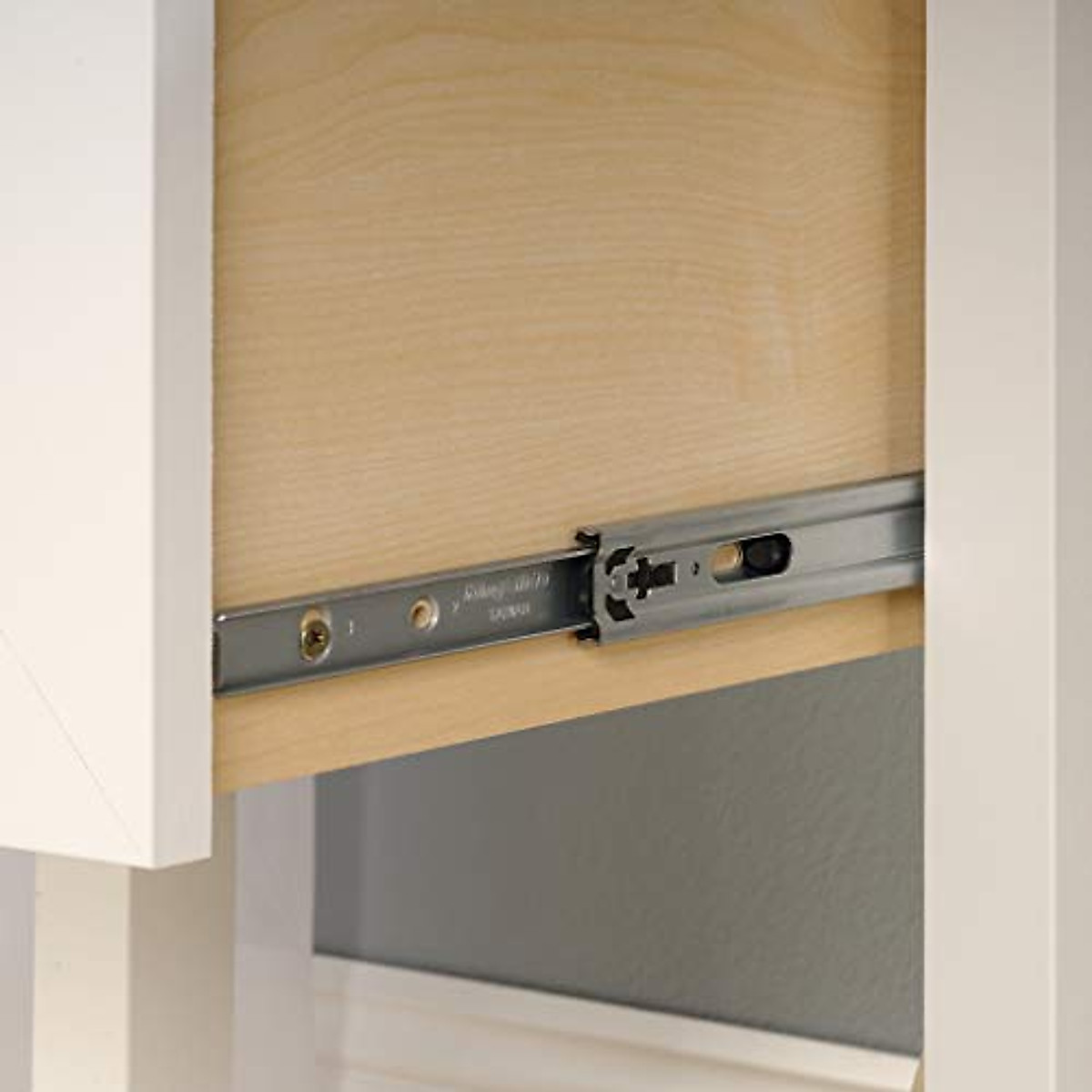 Sauder Cottage Road Desk, Soft White finish