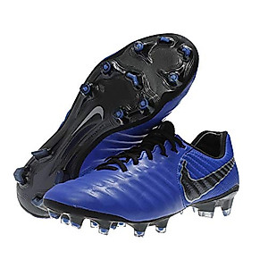 Nike Men's Football Boots , Multicolour Racer Blue Black Metallic Silver 4 , 8 US